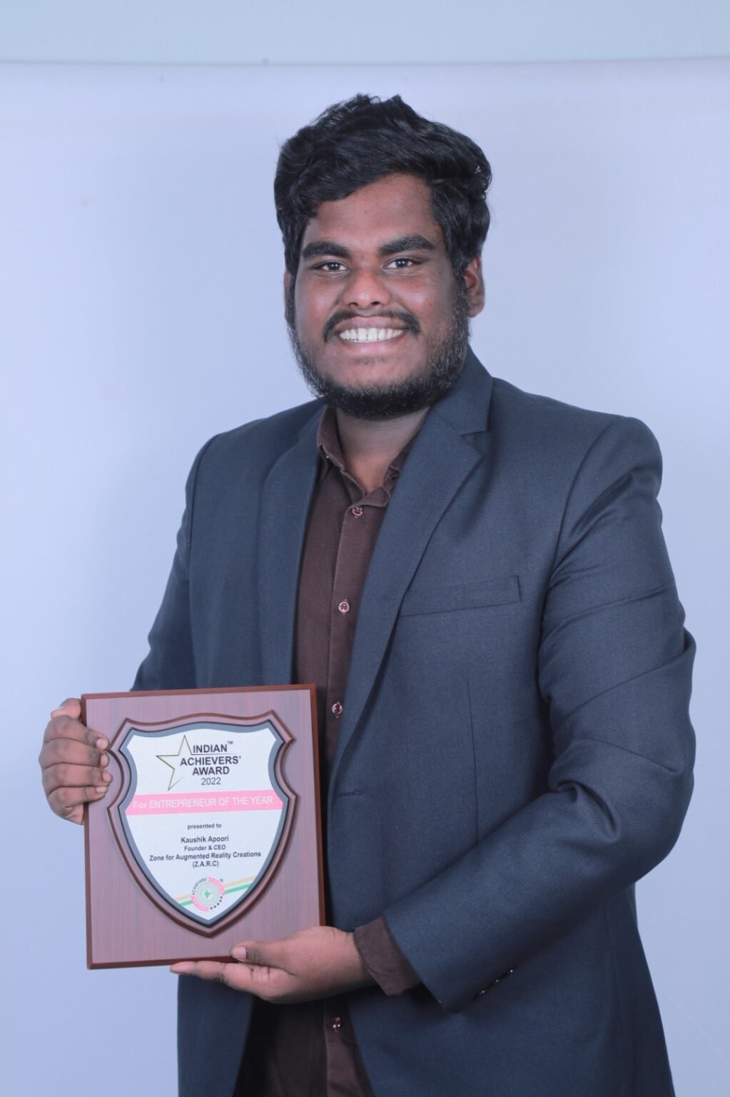 Mr Kaushik Apoori Winner Of Indian Achievers Award 2022 23