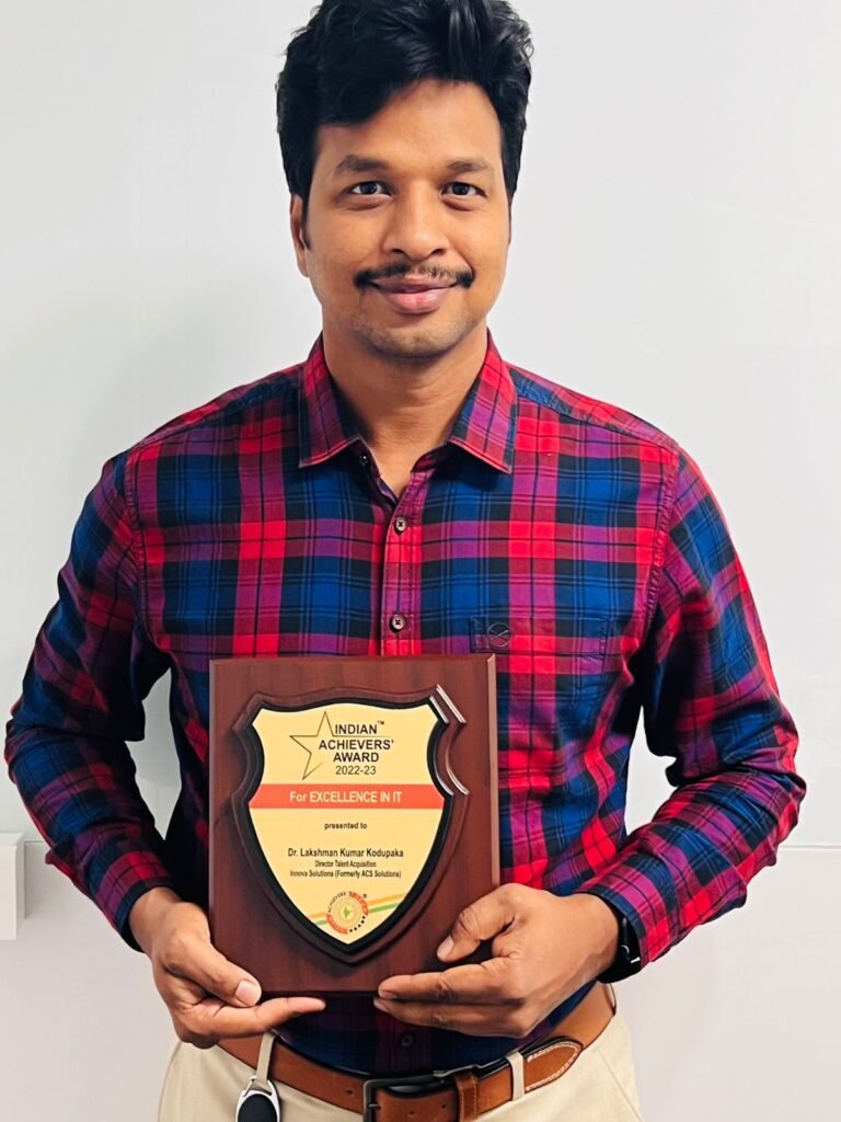 Dr. Lakshman Kumar Kodupaka – INDIAN ACHIEVERS FORUM