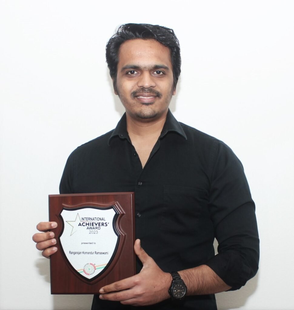 Mr. Rangarajan Komandur Ramaswami » INDIAN ACHIEVERS FORUM