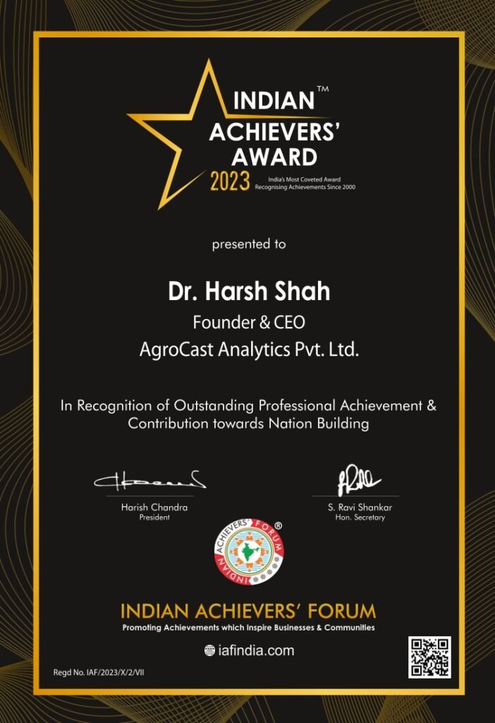 Dr. Harsh Shah - Indian Achievers | Indian Awards | Indian Achievements