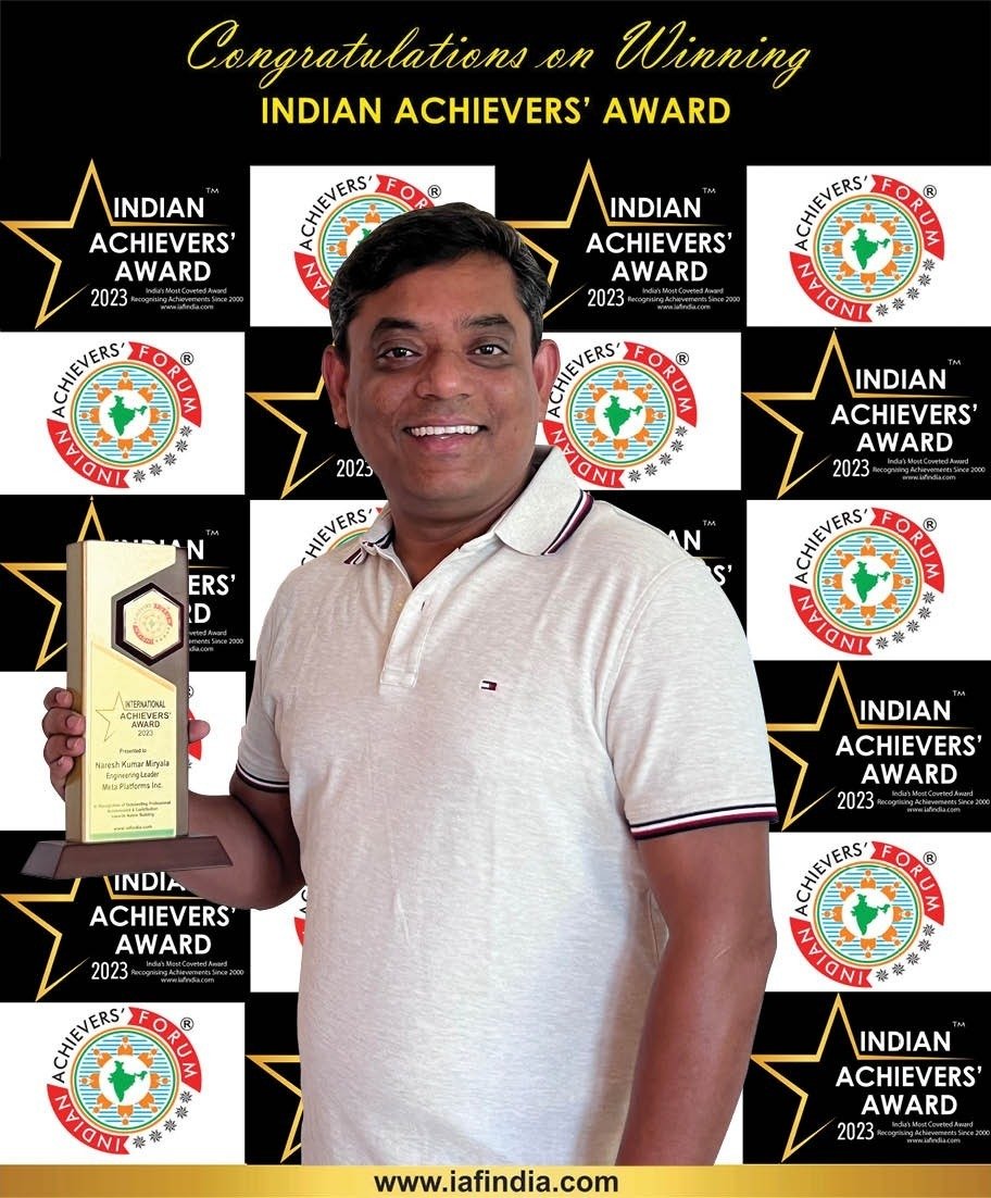 Mr. Naresh Kumar Miryala » INDIAN ACHIEVERS FORUM Mr. Naresh Kumar Miryala » INDIAN ACHIEVERS FORUM