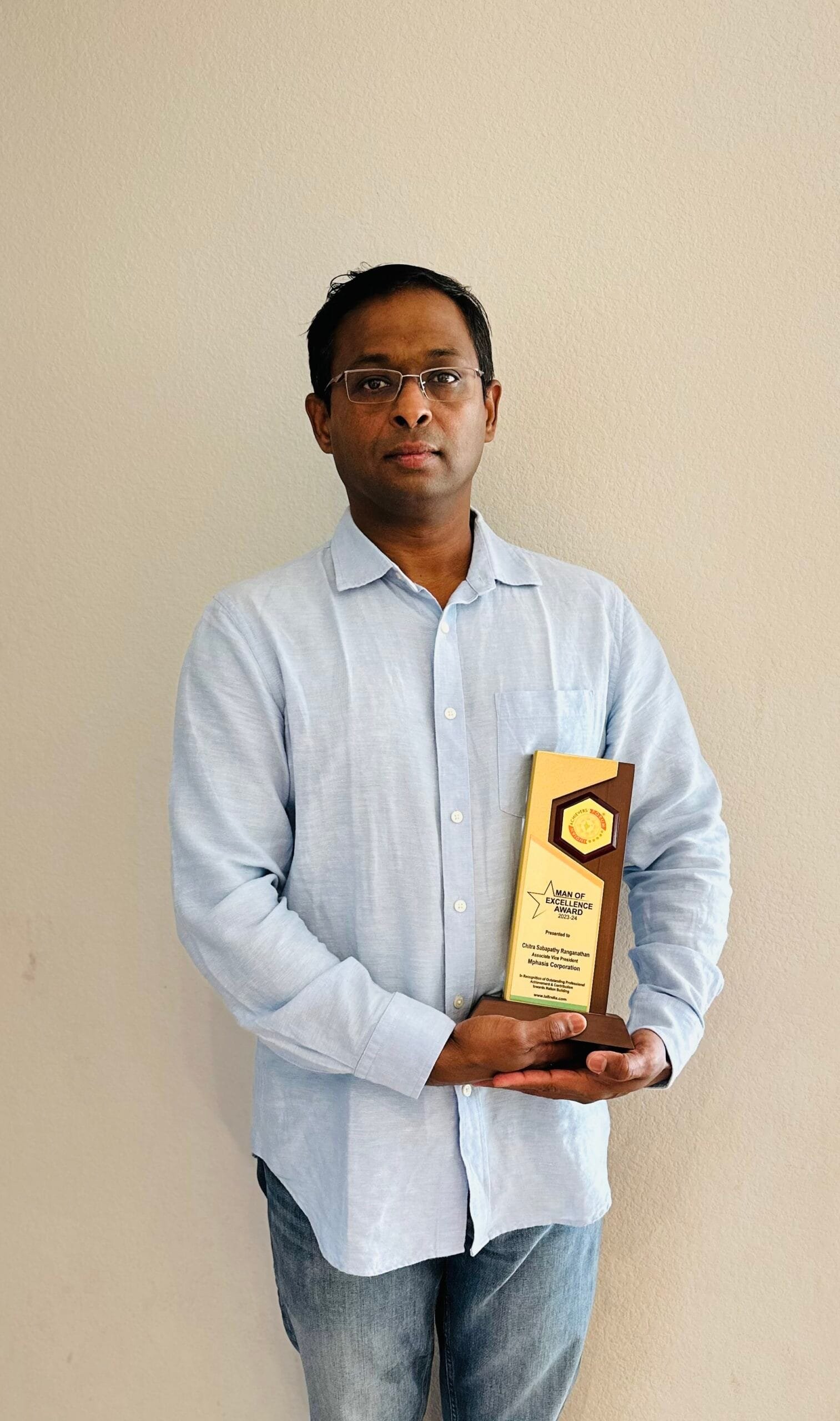 Mr. Chitra Sabapathy Ranganathan - Winner of Indian Achievers' Award 2024