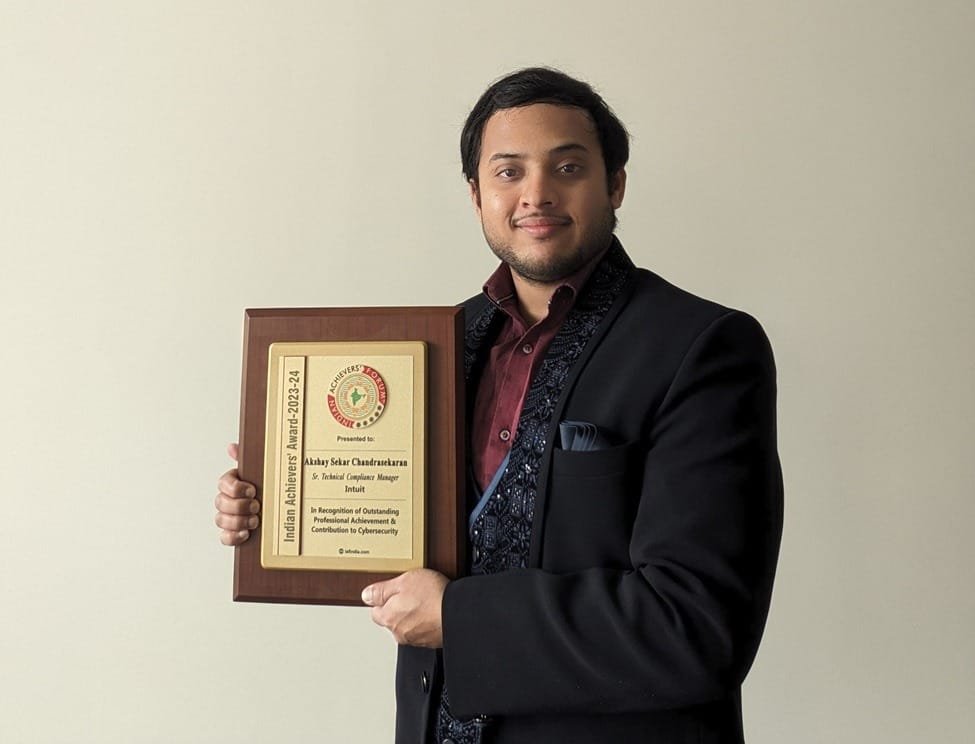 Mr. Akshay Sekar Chandrasekaran - Winner of Indian Achievers' Award 2024