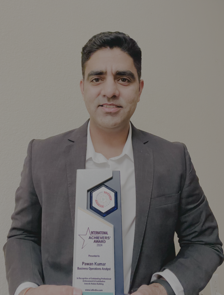 Mr. Pawan Kumar - International Achievers | International Profile Awards
